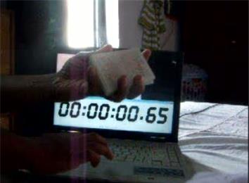 Fastest Time To Perform A "Reverse Scissor" Card Cut | World Record ...