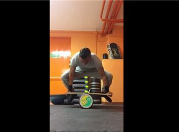 Longest Time Holding Crow Pose On A Balancing Bar | World Record ...