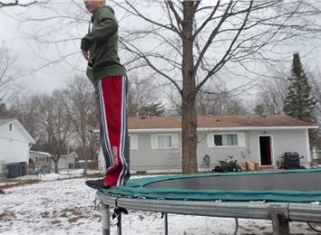 Longest Time Standing On The Edge Of A Trampoline | World Record ...