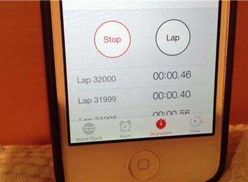 Most Laps Taken On A Stopwatch | World Record | Ian/ David