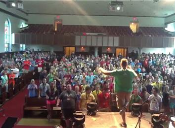 Largest Group To Sing "Happy Birthday" While Standing On One Foot ...