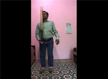 Longest Time Balancing A Baseball Bat On One Finger While Standing On ...