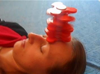 Tallest Spinning Fidget Spinner Tower Stacked On Forehead | World ...