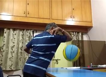 Most Basketball Dribbles Using Elbow In 45 Seconds | World Record ...