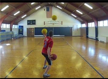 Longest Basketball Shot Made From A Three-Ball Cascade | World Record ...