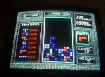 Highest Score In B-Mode Level 8 To 18 Of "Tetris" (NES) | World Record ...