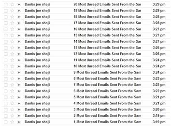 Most Unread Emails Sent From The Same Email Address In One Day | World ...