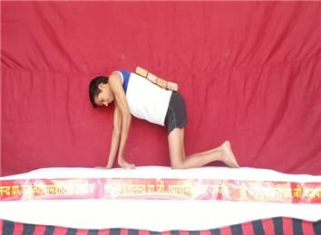 Most Head Dips In 30 Seconds While Holding A Peacock Pose And Balancing ...