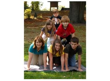 Largest Family Human Pyramid | World Record | Charlie Reese