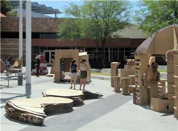 Largest Cardboard Fort | World Record | Tara Pike-Nordstrom