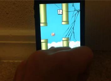 Highest "Flappy Bird" Score Using Pinky Finger | World Record | Brandon Kim