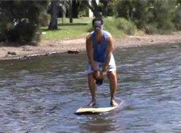 Most Kettlebell Swings On A Floating Paddleboard In One Minute | World ...