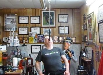 Longest Time Balancing A Golf Putter On Chin While Sitting | World ...