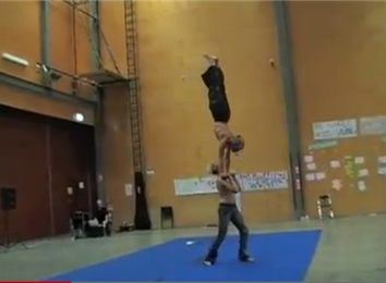 Longest "Hand to Hand" With Sword Swallowed | World Record | Aerial Manx