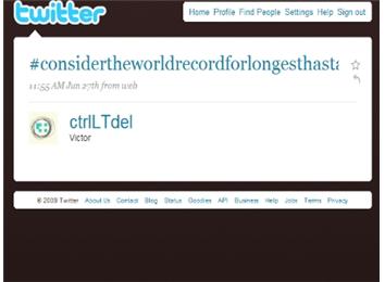 Longest Twitter Hashtag | World Record | Victor Nevarez III