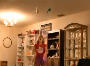 Youngest Four-Club Juggler (Female) | World Record | Isabel Cain