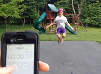 Most Jump Rope Jumps In 10 Seconds While Wearing A Helmet | World ...