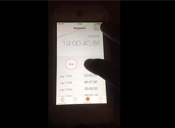 Most Laps Taken On A Stopwatch | World Record | Simon Tzaud