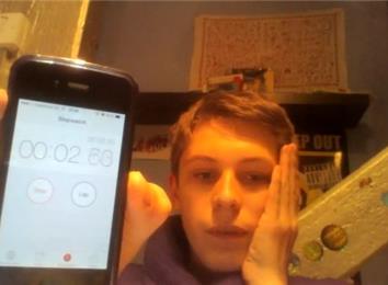 Longest Time Touching Face With Left Hand | World Record | Kris Torgerson