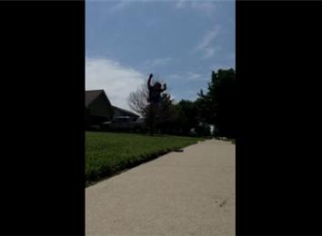 Farthest Long Jump On Grass | World Record | Hunter Hiegert