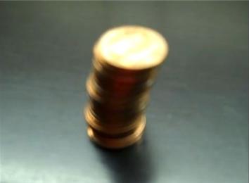 Tallest Penny Tower Stacked With Right Hand In 30 Seconds | World ...