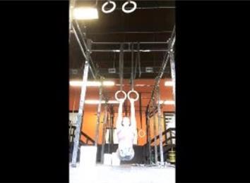 Longest Pike Hold Hanging From Men's Gymnastics Still Rings | World ...