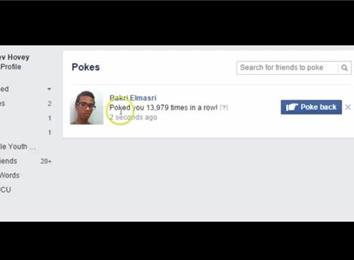 Most Facebook Pokes | World Record | Steev Hovey