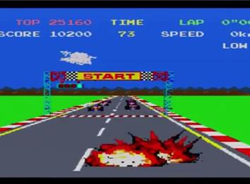 Most Fiery Crashes In One Game Of "Pole Position" | World Record ...