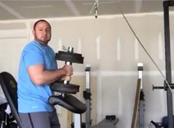 Heaviest One Arm Preacher Curl | World Record | James Retarides