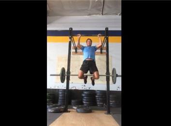 Heaviest Weighted Barbell Pull-Up | World Record | Andreas Weaver