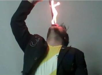 Longest Human Candle | World Record | Ryan Stock