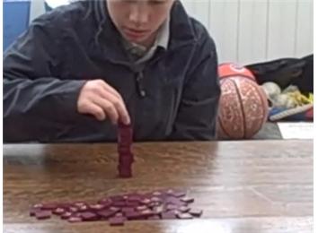 Tallest Scrabble Tile Tower Built In One Minute | World Record ...