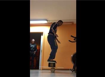 Longest Time Balancing On Top Of Two Balance Boards | World Record ...