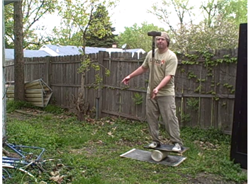 Longest Time Balancing A Sledgehammer On Two Fingers While Standing On ...