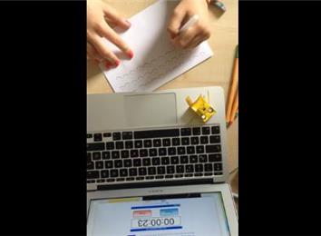 Most Smiley Faces Drawn In One Minute | World Record | Sara Pfisztner