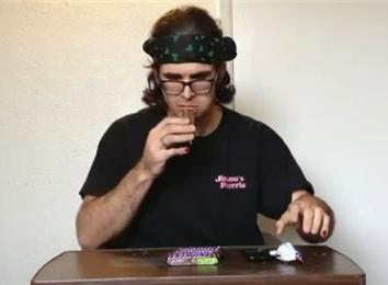 Fastest Time Eating Five Snickers Bars | World Record | Naader Reda