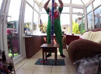 Tallest Soda Can Tower Assembled In 30 Seconds | World Record | Mark Evans