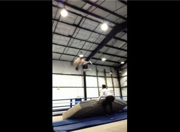 Most Tandem Trampoline Double Somersaults | World Record | Blake Gaudry