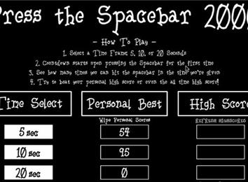 Most Spacebar Presses In 10 Seconds | World Record | Luke Williams