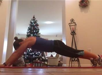 Most Stretched Out Push-Ups In One Minute | World Record | Alicia Weber