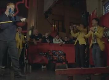 Most Strongman Bell Rings In 30 Seconds While Holding A Bag Of Doritos ...