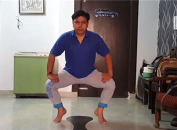 Longest Time Holding Sumo Pose On Toes | World Record | Pawan Kumar