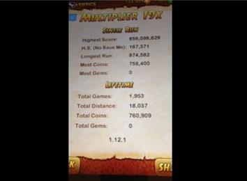 Highest Score In "Temple Run 2" | World Record | daniel gomez
