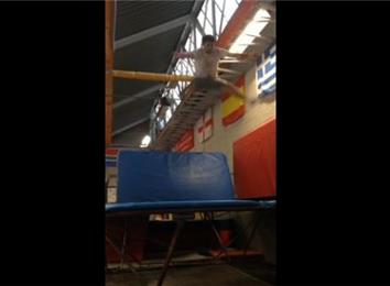 Most Consecutive Toe-Touch To Back Tuck Combos On A Trampoline | World ...