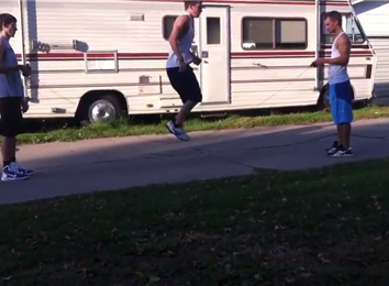 Longest Jump Rope Session Using Video Game Controller Cords As Rope ...