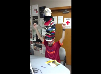 Most Hats Worn At Once | World Record | Scot Frassetto