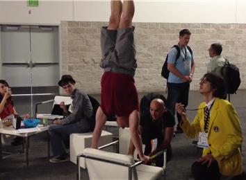 Longest Handstand On A Chair | World Record | Jon Ham