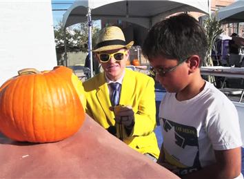 Longest Staring Contest With A Jack-O-Lantern | World Record | Andrew S.