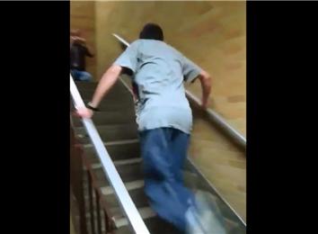 Most Stairs Climbed In A Single Jump | World Record | Evan Lemmon