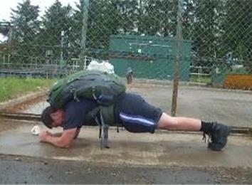 Longest Plank With 75 Pounds On Back | World Record | William Cannon